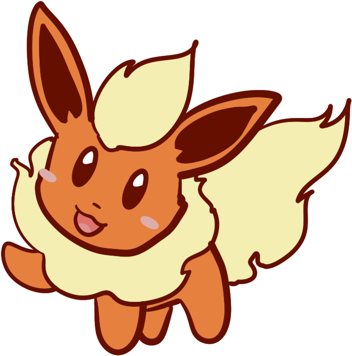 Download Png - Chibi Flareon Png PNG Image with No Background - PNGkey.com