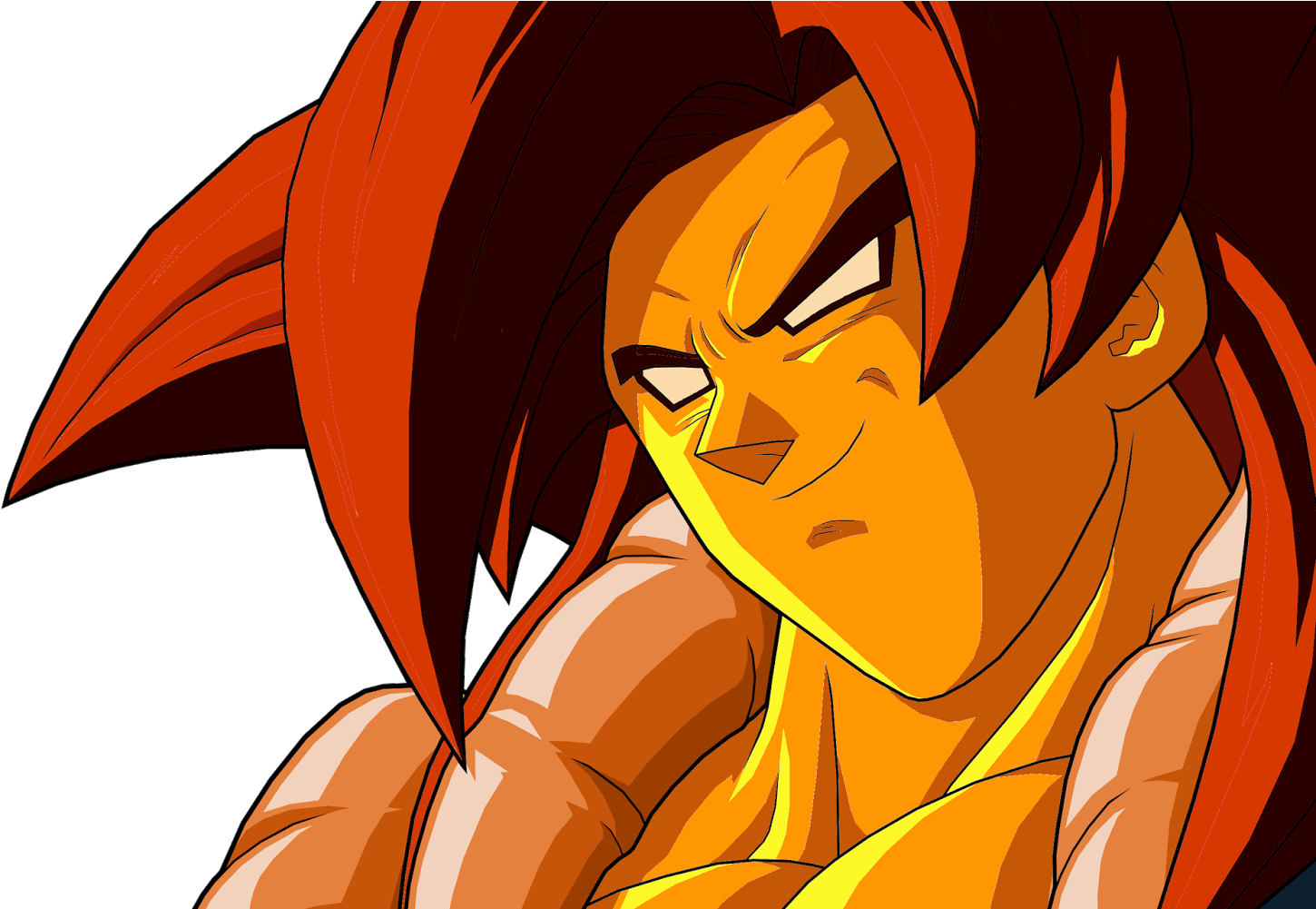 Download Gogeta Ssj - Goku False Ssj 4 PNG Image with No Background ...