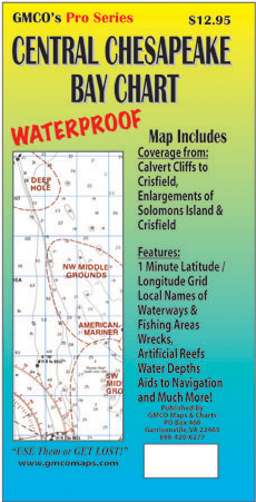Download Central Chesapeake Bay Folded - Gmco Maps & Charts Southern ...