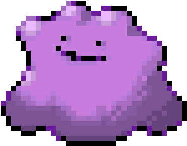 Ditto - Ditto Pixel Art - Free Transparent PNG Download - PNGkey