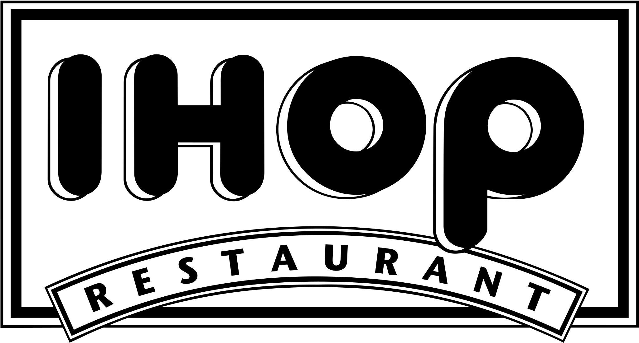 Download Ihop Logo Png Transparent - Ihop Logo Black And White PNG ...