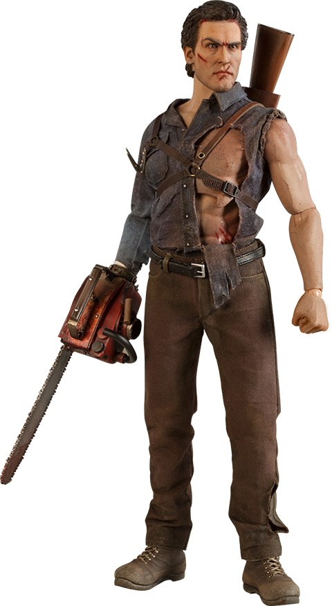 Download Evil Dead 2 - Ash Williams 1/6th Scale Action Figure PNG Image ...