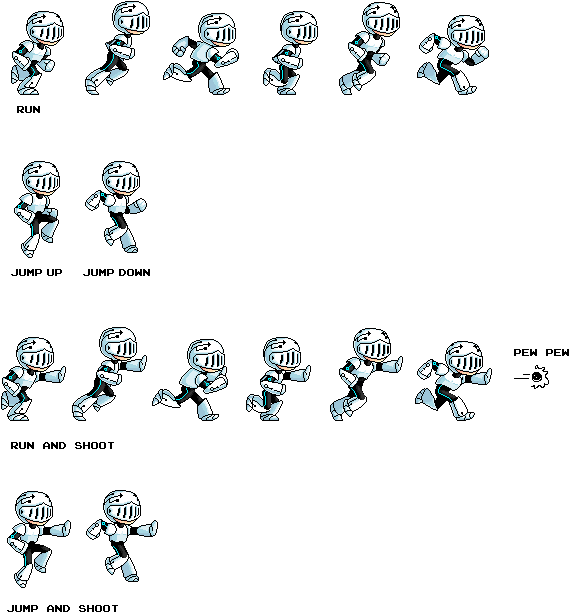 Download Sprites - Runner Sprite PNG Image with No Background - PNGkey.com