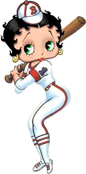 Download Baseball Visiting Team Photo - Play Ball Betty Boop PNG Image ...