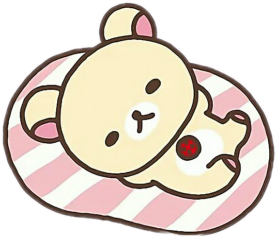 Download 💤 Korilakkuma Sticker Kawaii Tired Pink Pastel Freetoe ...