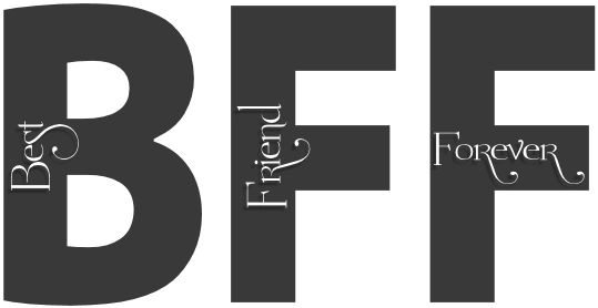 Download Best Friends Wordart - Best Friend Word Art PNG Image with No ...