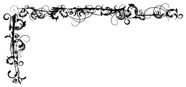 Download Scroll Corner Border White Pictures Png Scroll Corner - Border ...