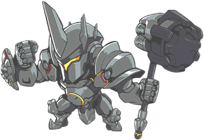Reinhardt Chibi Overwatch - Overwatch Reinhardt Chibi - Free ...