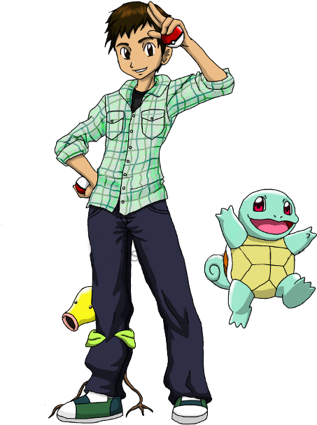 Download Pokemon Trainer Base Boy PNG Image with No Background - PNGkey.com