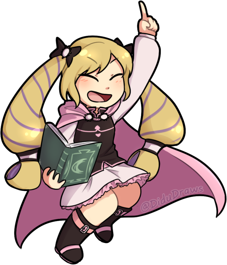 Download Fan Art Elise But She's Wearing Nino's - Cartoon PNG Image ...