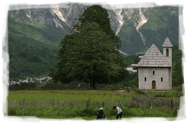 Download Accoursed Mountains Peaks Of The Balkans Thethi Church - Mount ...