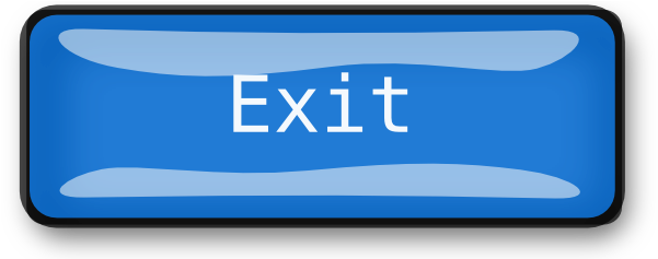 Download Exit Clipart Exit Button - Exit Button Blue Png PNG Image with ...