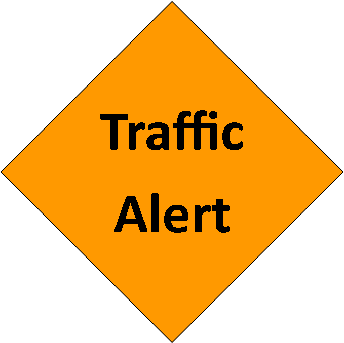 Download Traffic Alert - Sign PNG Image with No Background - PNGkey.com