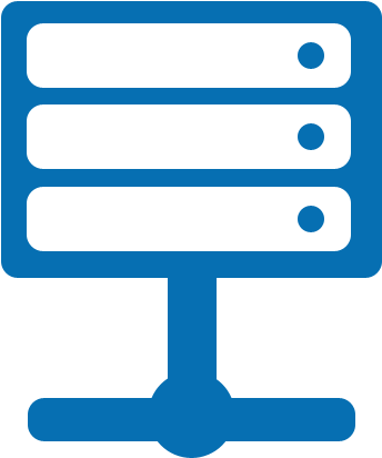 Download Dedicated Servers - Electric Blue PNG Image with No Background ...