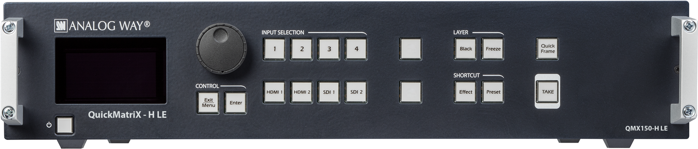 Download Qmx150-h Le Front Panel - Analog Way Pulse 2 Menu PNG Image ...