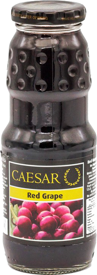 Download Caesar Juice Red Grape Sugar Free 250 Ml - Cranberry PNG Image ...