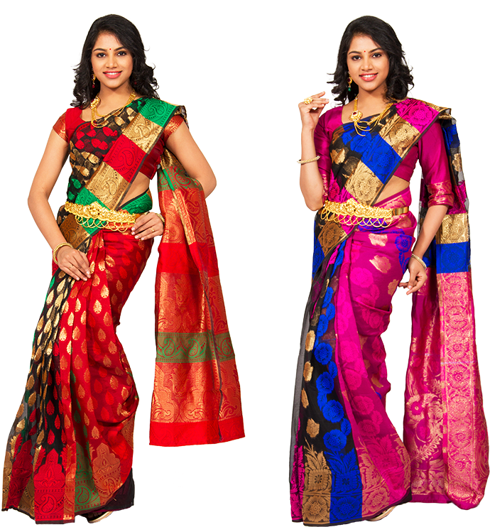 Download Adhisayaa 2 Banarasi Cotton Silk Sarees Collections - 2018 ...