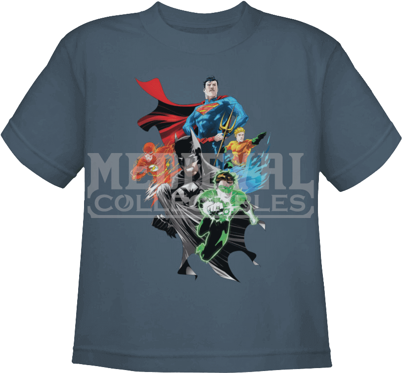 Download Watercolor Jla Kids T-shirt - 24x16 Art Print:art Print ...