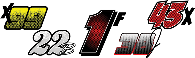 Numbers And Letters Sample - Rc Car Numbers - Free Transparent PNG ...