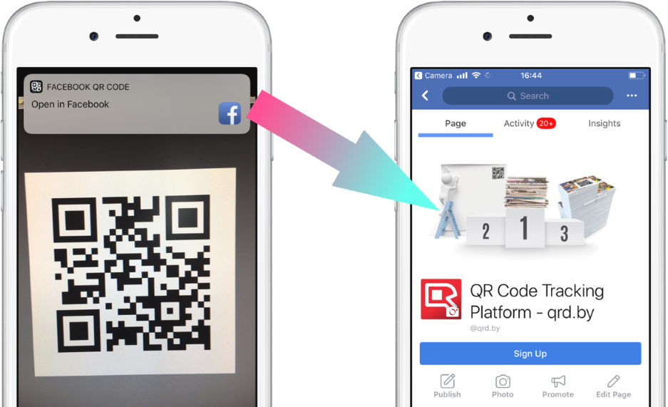 Download Facebook Mobile Deep Linking Qr Code - Official 2t Qr Code ...