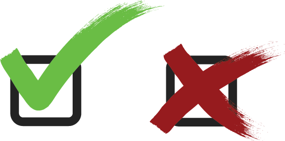 Download Check And X Png PNG Image with No Background - PNGkey.com