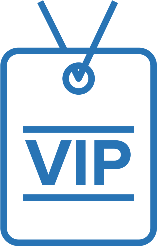 Download Events Blue - Vip Pass Icon PNG Image with No Background ...