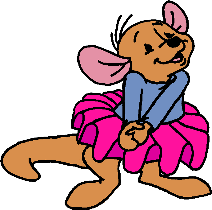 Download Roo In A Tutu - Roo From Winnie The Pooh PNG Image with No ...