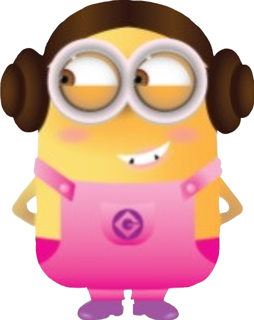 Iloveminions Girl Pink Sticker - Minion Pink - Free Transparent PNG ...