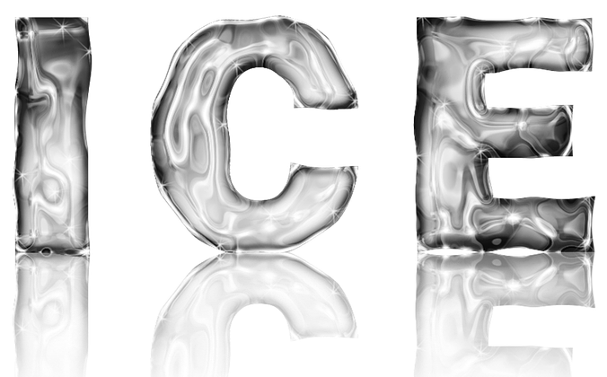 Ice, Cold, Ice Text, Design, Holiday, Photoshop - Monochrome - Free ...