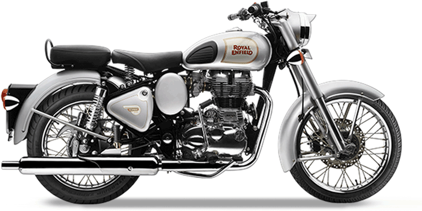Classic - - Royal Enfield Classic 350 White - Free Transparent PNG ...