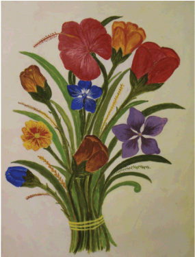 Download Flower Painting - Bouquet PNG Image with No Background ...