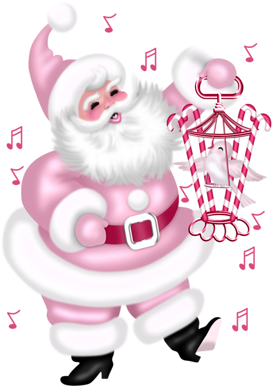 Gifs Tubes De Natal Vintage Pink Christmas, Pink Christmas - Santa ...