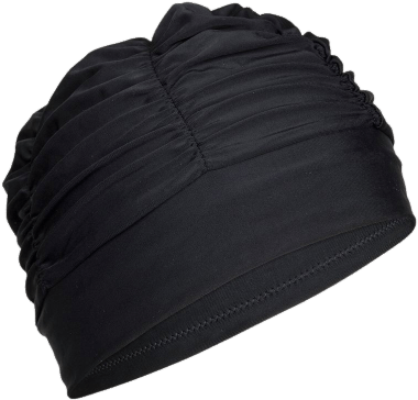 Black Swimming Hat - Nabaiji Volume Mesh Swim Cap Black - Free ...