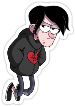 Robbie" Stickers By Jimhiro - Sticker Tumblr Gravity Falls - Free ...
