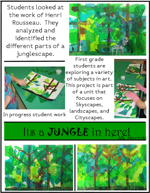 Download Elementary Art Lesson Idea Project Henri Rousseau Jungle ...