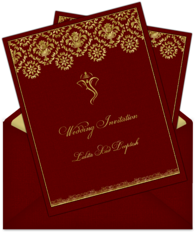 Download Letter Style Email Indian Wedding Card Design 72 Hindu - Hindu ...