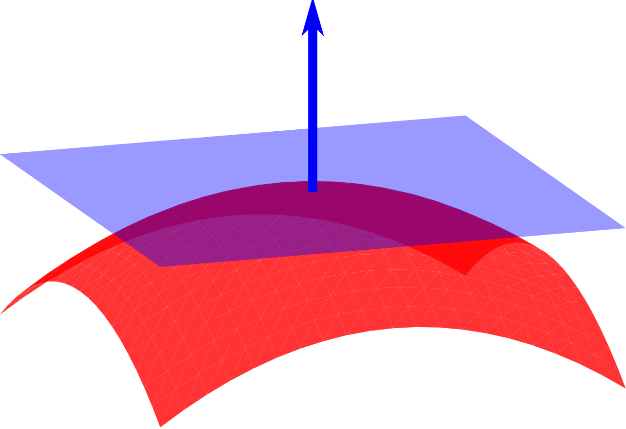 Download Surface Normal Illustration - Surface Normal PNG Image with No ...