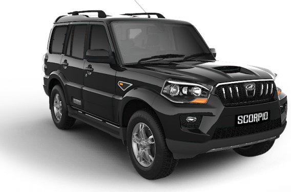 Download Mahindra Scorpio 4x4 - Scorpio Car Black Colour Price PNG ...