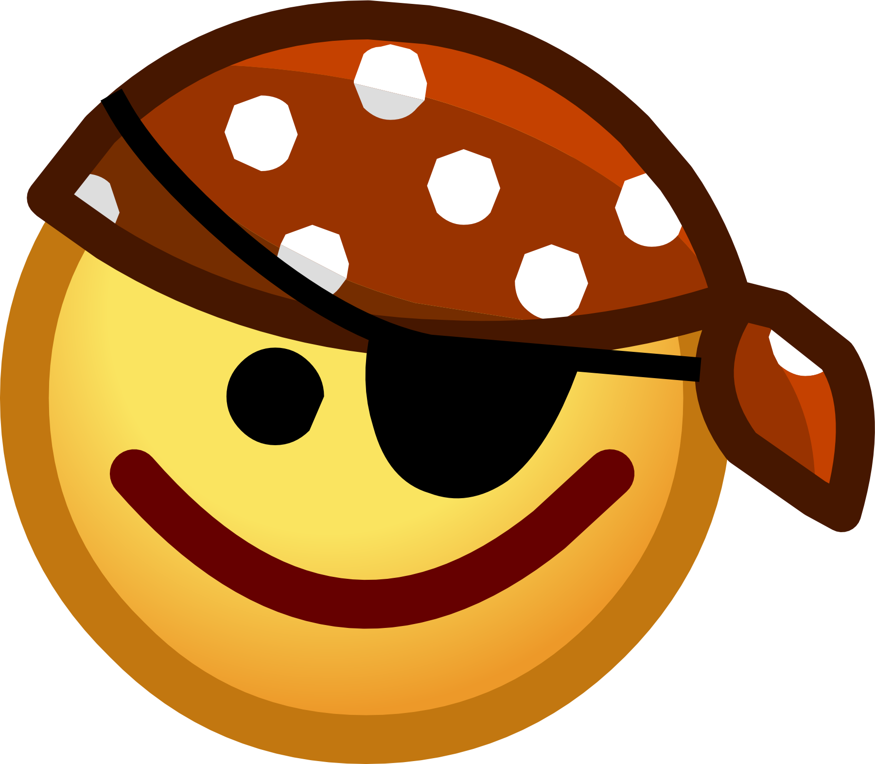 Download List Of Emoticons - Emoji De Pirata PNG Image with No ...