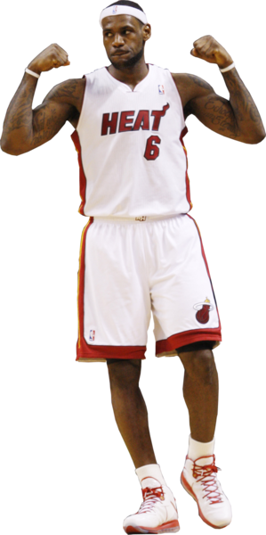 Download New Lebron James Full Body No Floor Miami Heat - Lebron James ...