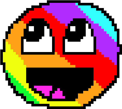 Rainbow Epic Face - Circle - Free Transparent PNG Download - PNGkey
