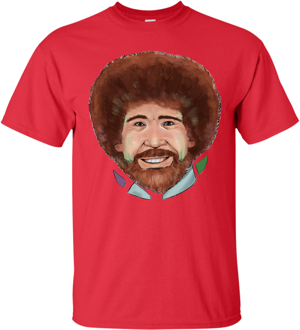 Bob Ross Shirt - Men's Tops Tees Fashion Game Of Thrones House Of Stark ...