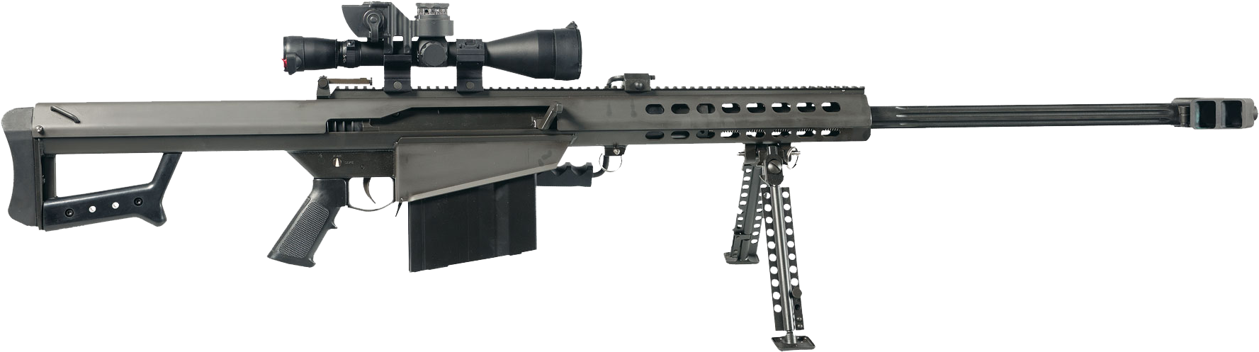 Metal Sniper Png Image - Barrett M82 - Free Transparent PNG Download ...