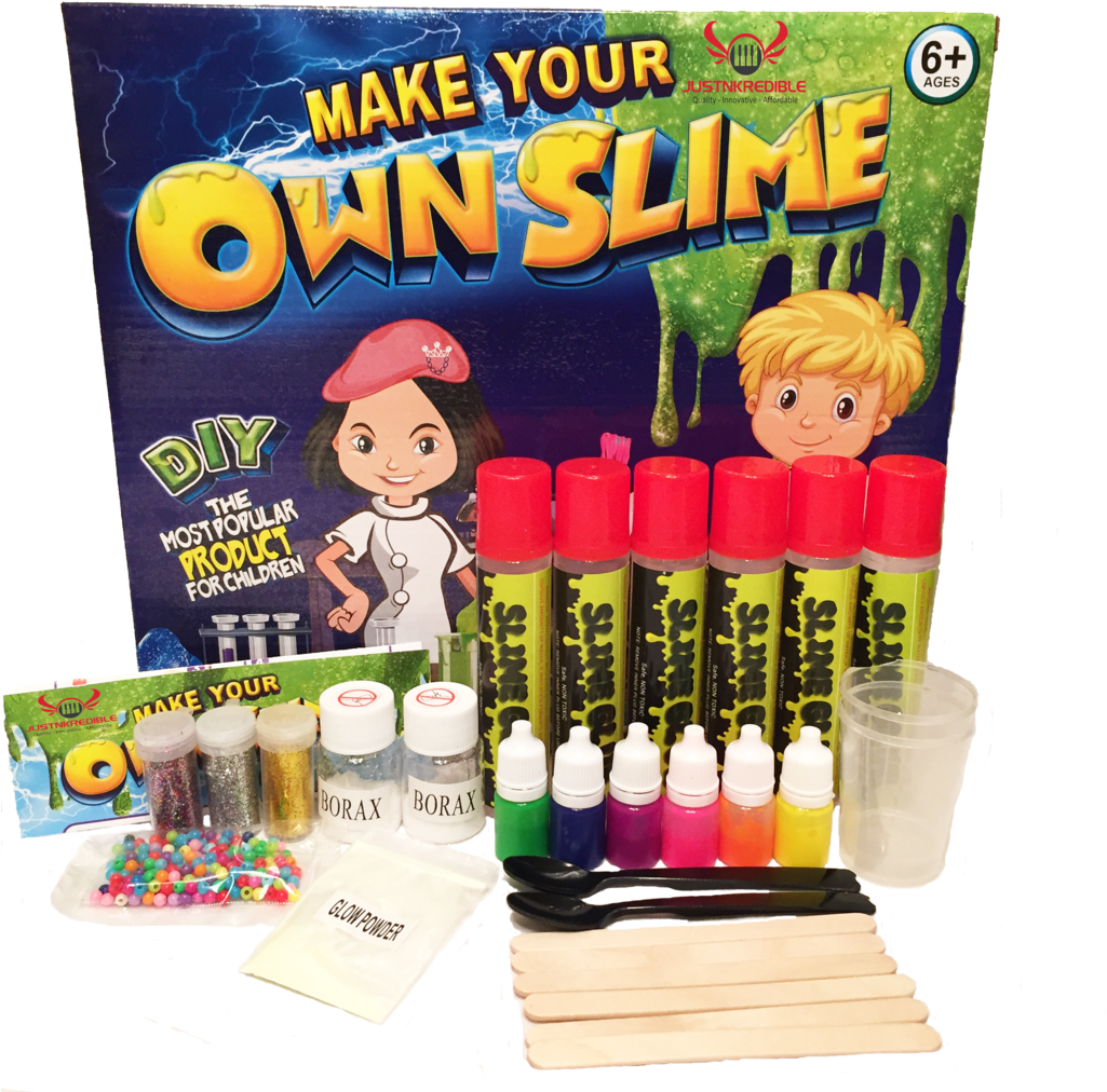 Download Diy Science Lab For Kids, Slime Kit, Justnkredible - Slime PNG ...