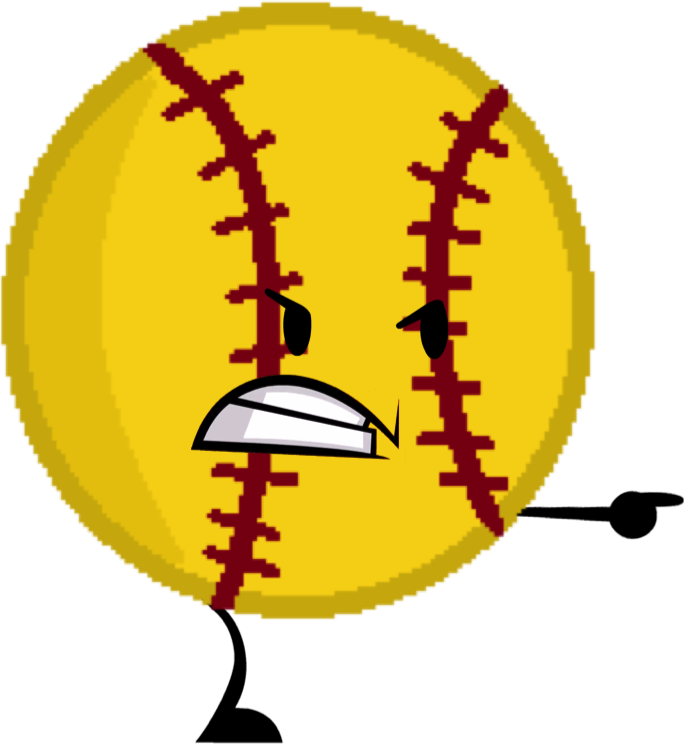 Download Softball Pose - Bfdi Softball PNG Image with No Background ...