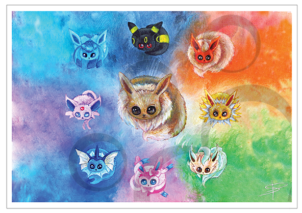 Download Eeveelutions - Art PNG Image with No Background - PNGkey.com