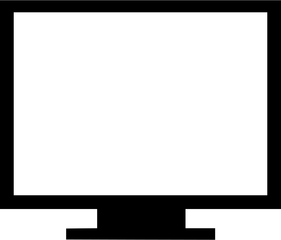 Computer Monitor Screen Laptop Comments - Tv Screen Icon Png - Free ...