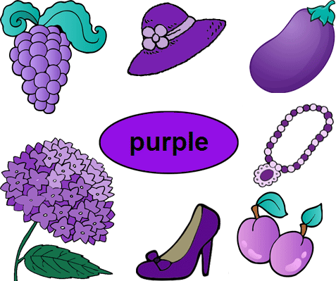Download Color Purple Worksheets For Kindergarten - Objects With Violet ...