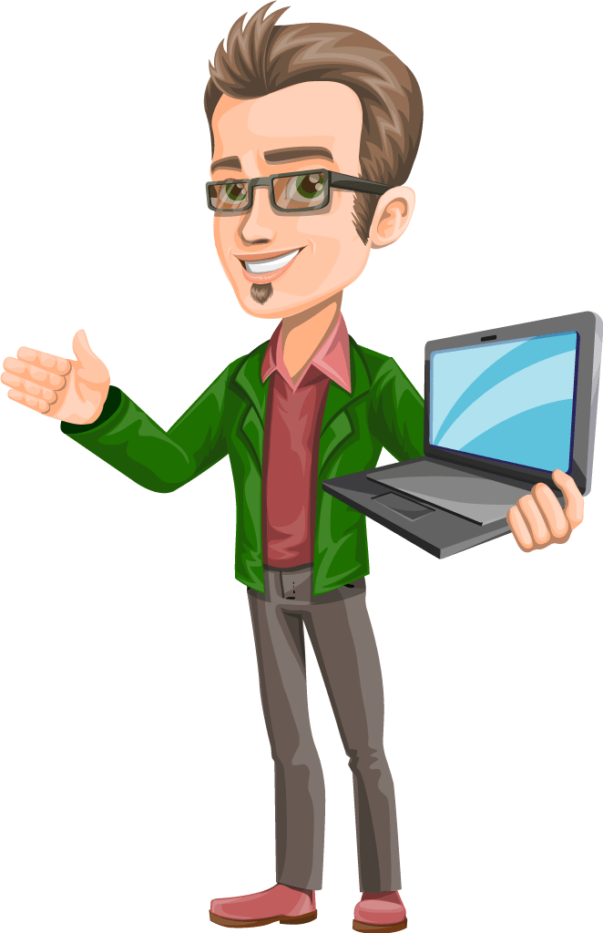 Download Free Vector Smart Guy Character Vector Characters Png ...