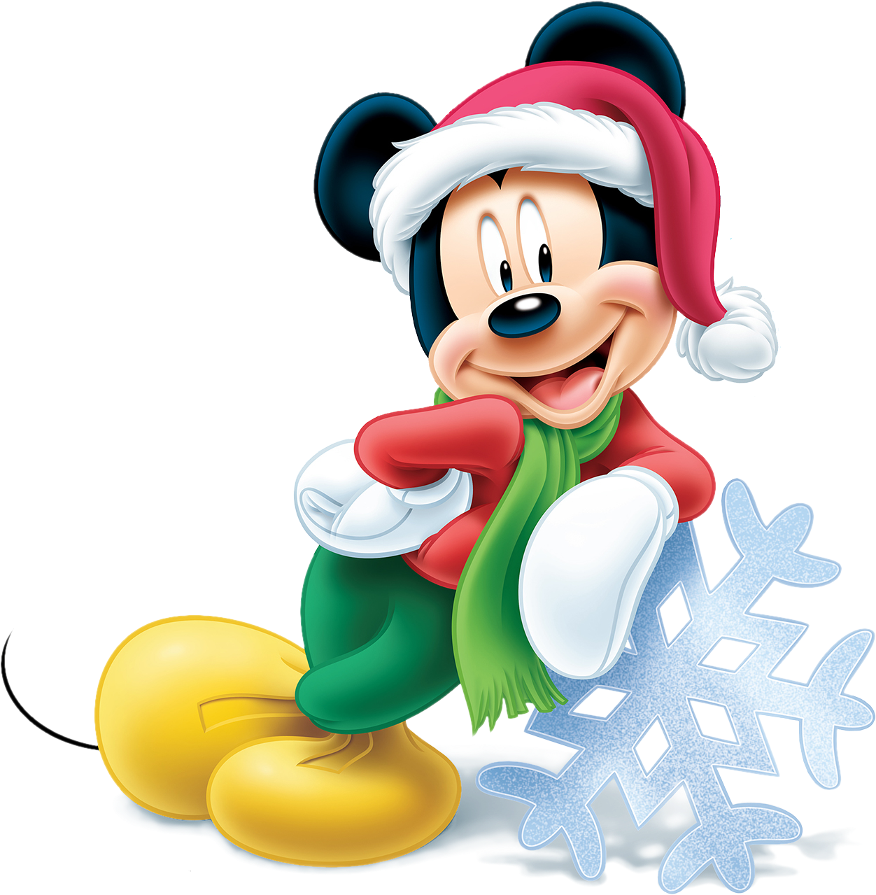 Download Mickey Christmas Render - Holiday Mickey Mouse PNG Image with ...